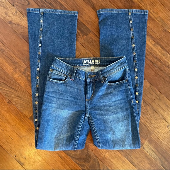 Idyllwind | Jeans | Idllwind Sz High Rise Flare Riveted Jeans | Poshmark
